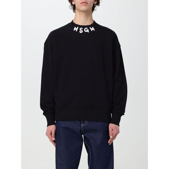 MSGM | Sweaters | Msgm Sweatshirt Men Black | Poshmark